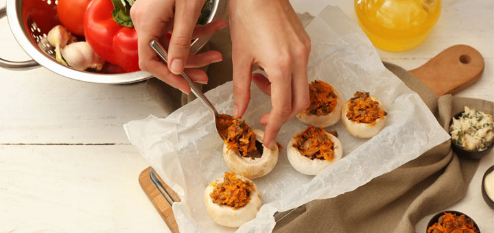 Stuffed Mushrooms - Dherbs Recipes