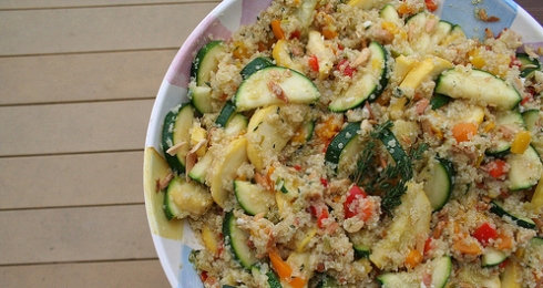 Quinoa Salad with Toasted Almonds - Dherbs Recipes