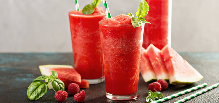 Watermelon Berry Smoothie - Dherbs.com - Recipes