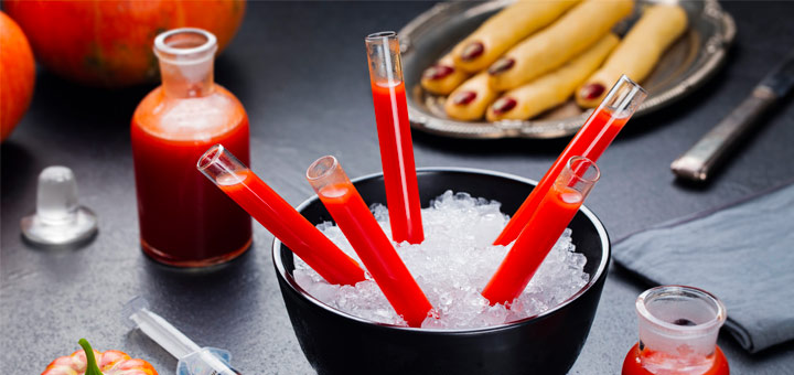 Homemade "Blood" Vial Juices - Dherbs.com - Recipes