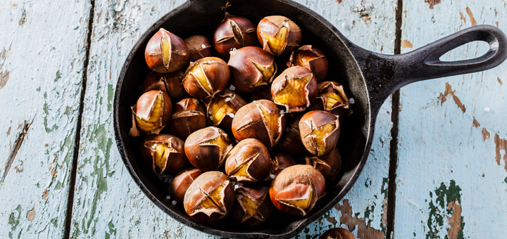 Air Fryer Roasted Chestnuts - Dherbs.com - Recipes