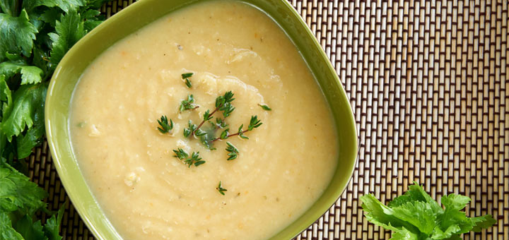 Creamy Celeriac Soup - Dherbs.com - Recipes